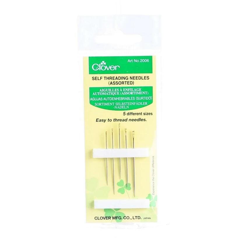 Clover Self / Easy Threading Needles 5ct – Sew Downtown