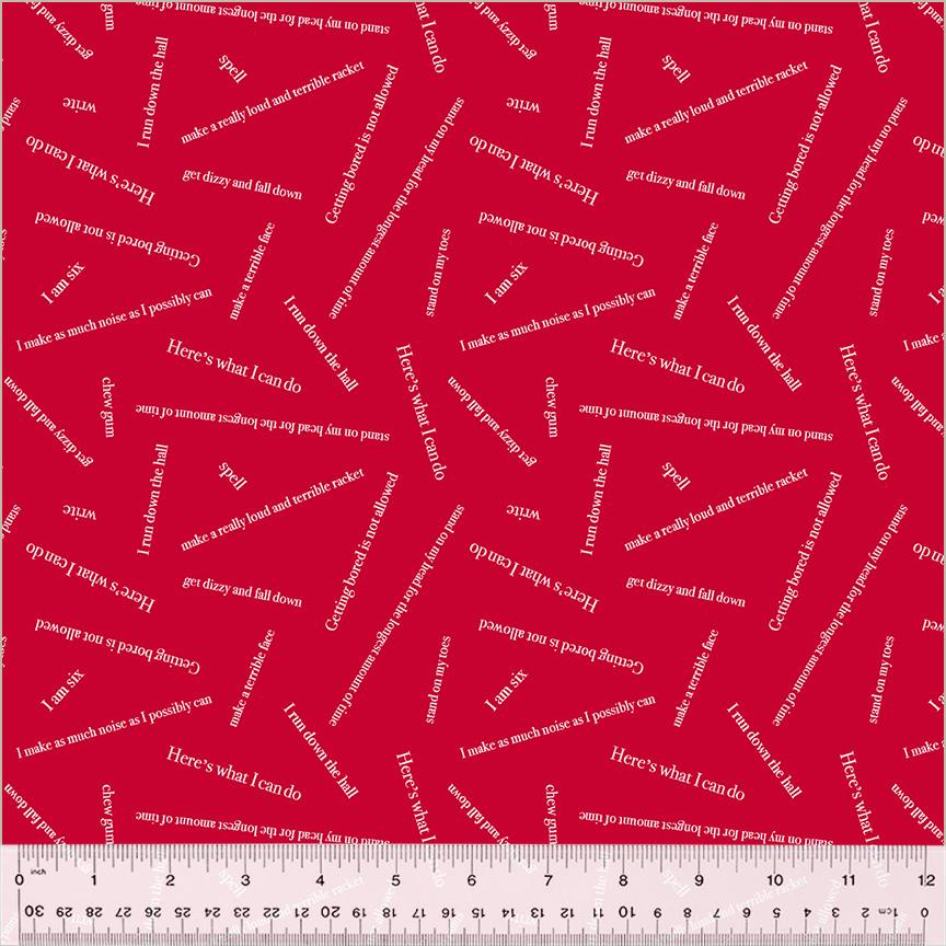 Eloise - Words on Red – Sew Downtown