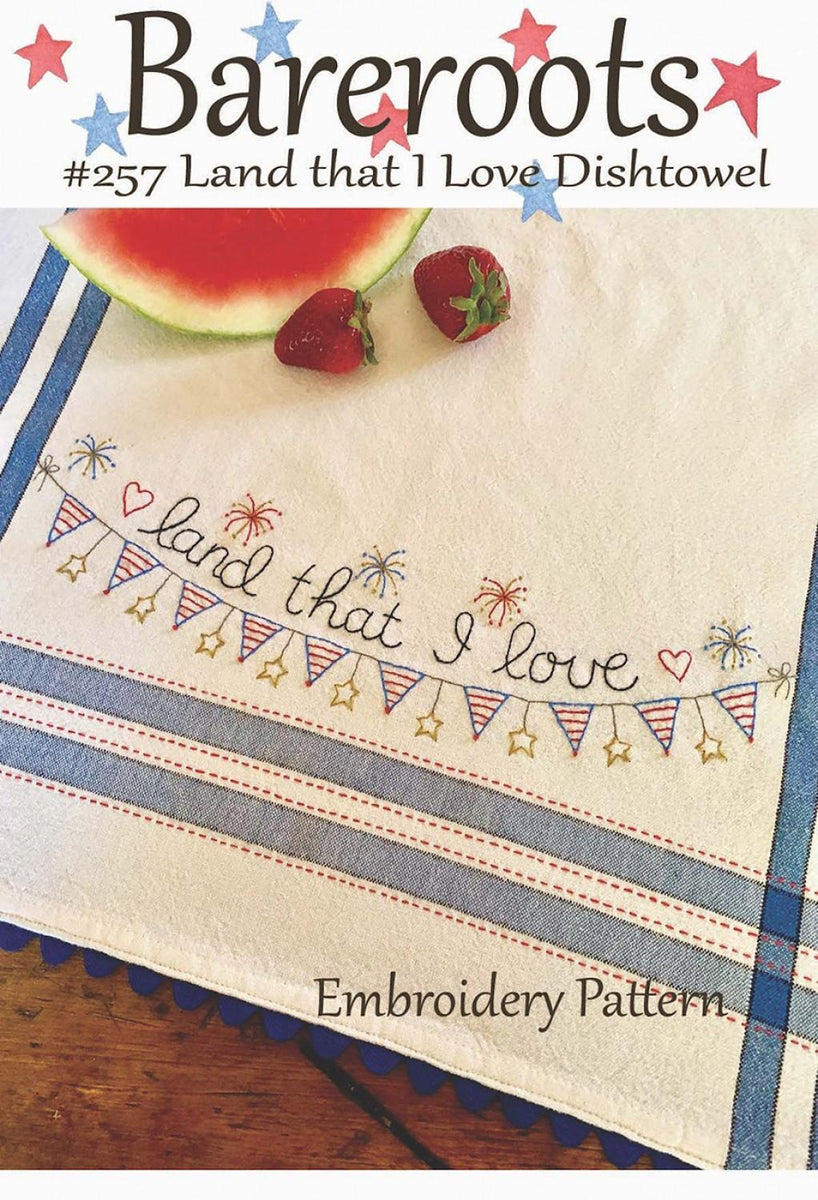 Bareroots Embroidery Pattern-Land That I Love – Sew Downtown